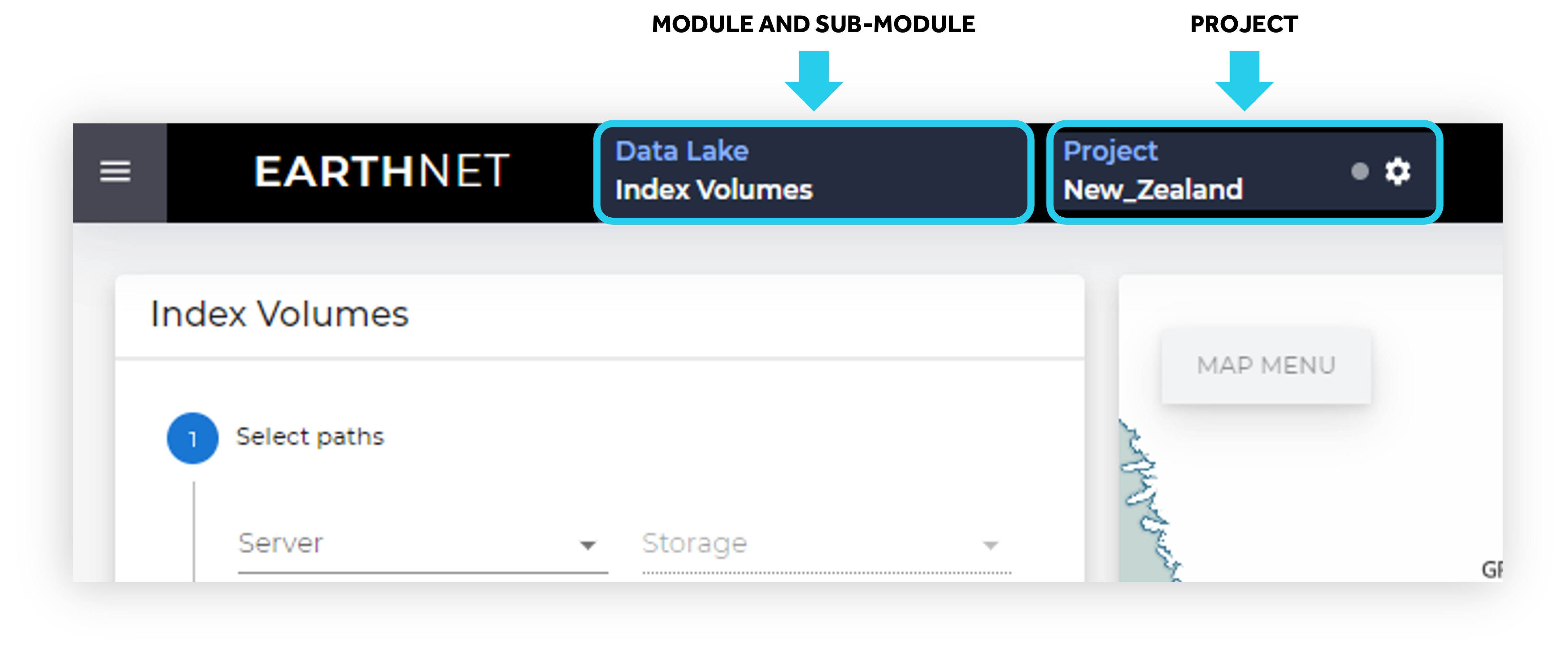 EarthNET Update: New navigation for improved user experience